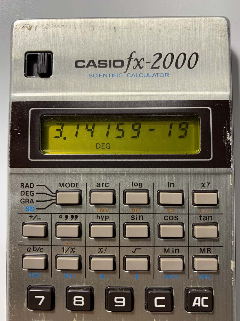 CASIO fx-2000 - 電卓サロン